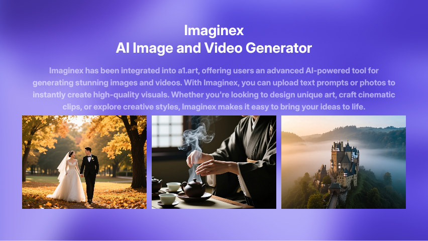 Use Imaginex AI Generator for Free Now | a1.art