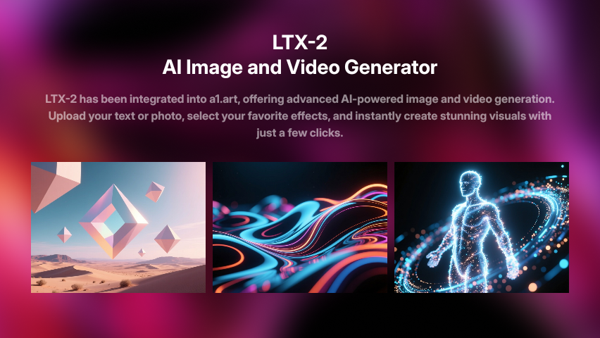Use LTX-2 AI Generator for Free Now | a1.art