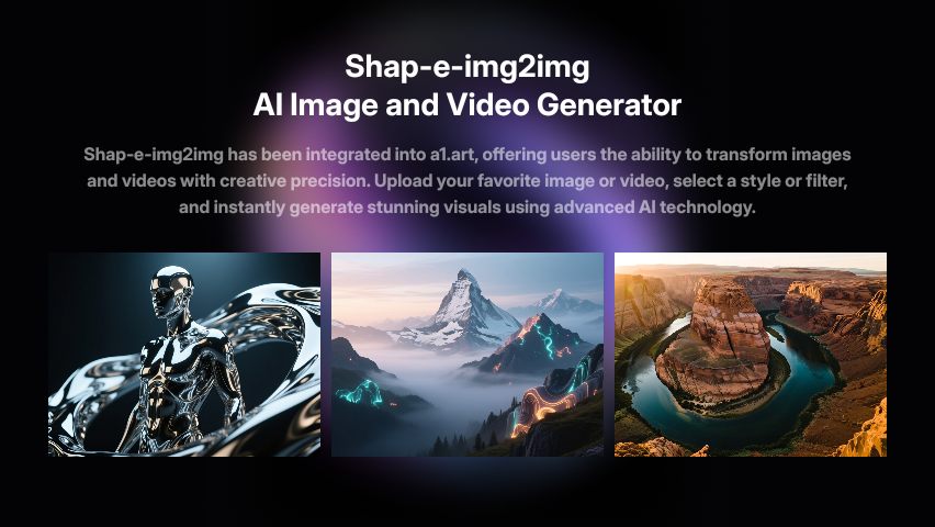 Use Shap-e-img2img AI Generator for Free Now | a1.art
