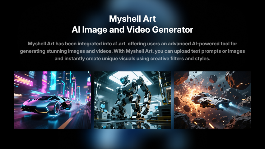 Use Myshell Art AI Generator for Free Now | a1.art