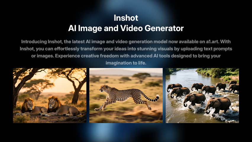 Use Inshot AI Generator for Free Now | a1.art