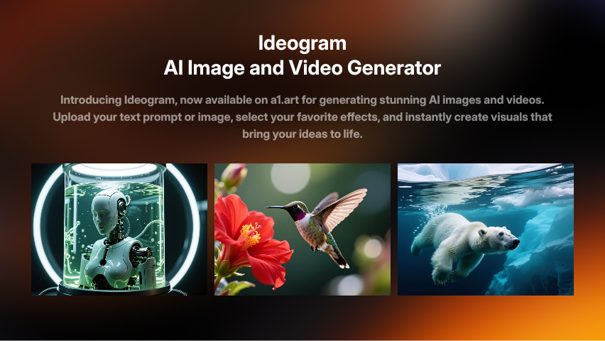 Use Ideogram AI Generator for Free Now | a1.art