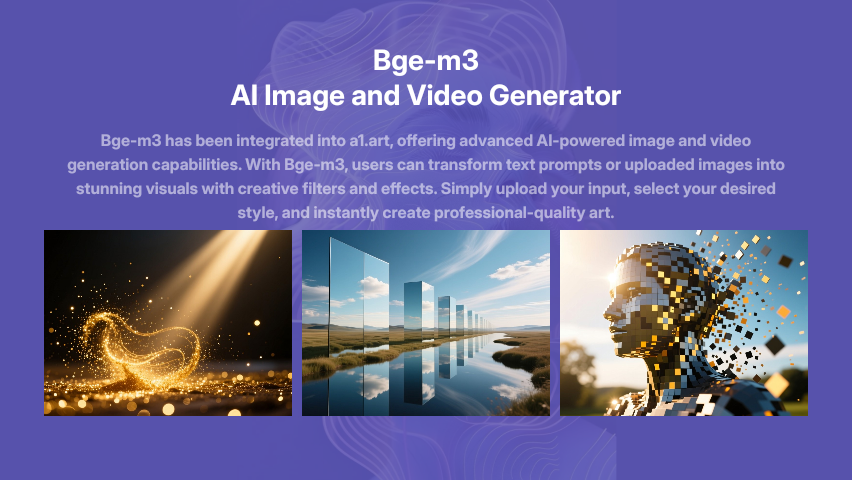 Use Bge-m3 AI Generator for Free Now | a1.art