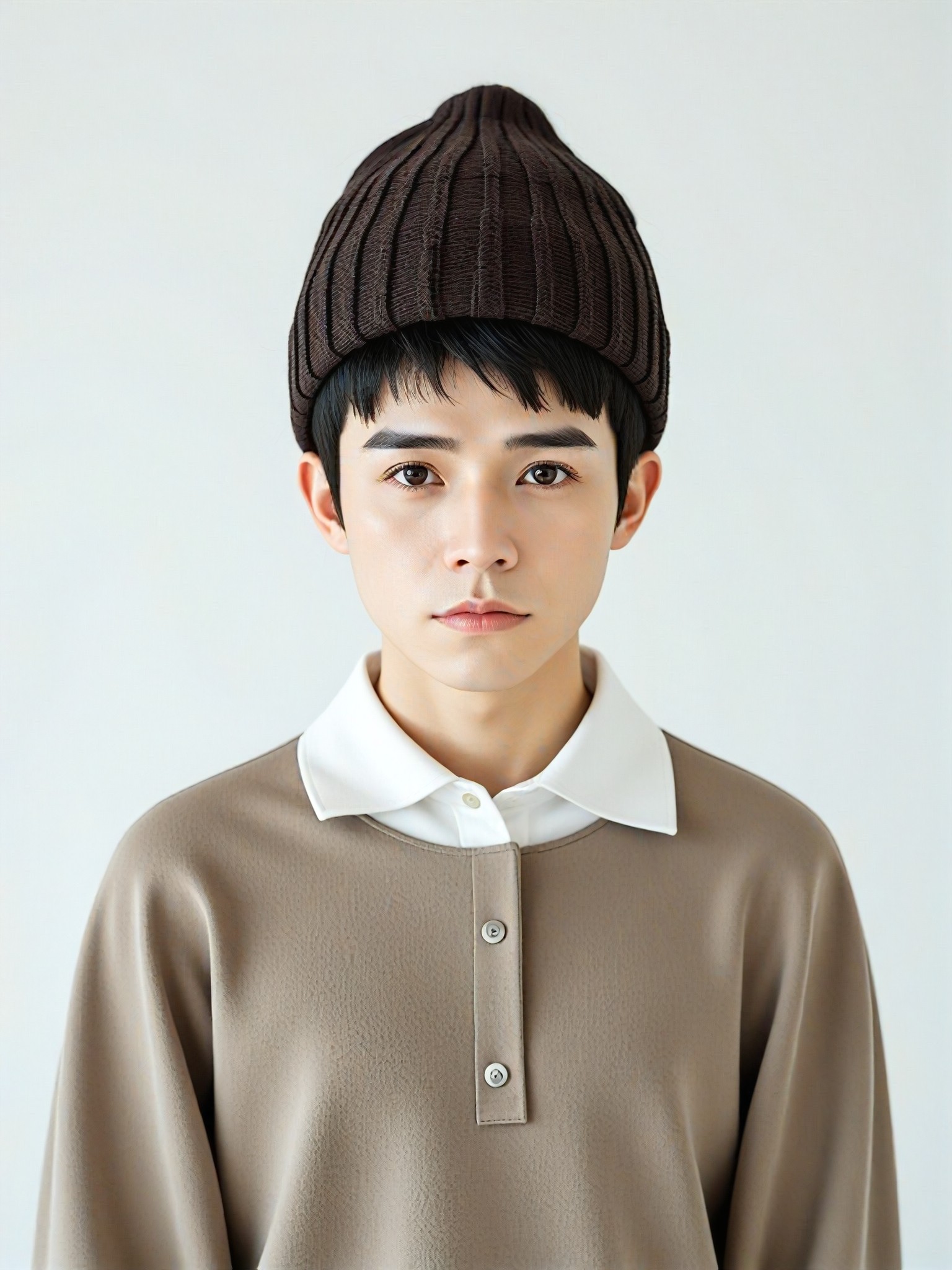 Virtual Try-On Suikan Hat - 1 Person, Upper Body, Wearing Suikan Hat ...