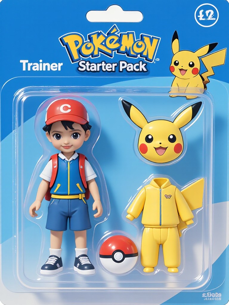 A1.Art: Create Vibrant Pokémon Trainer Starter Pack Art | a1.art