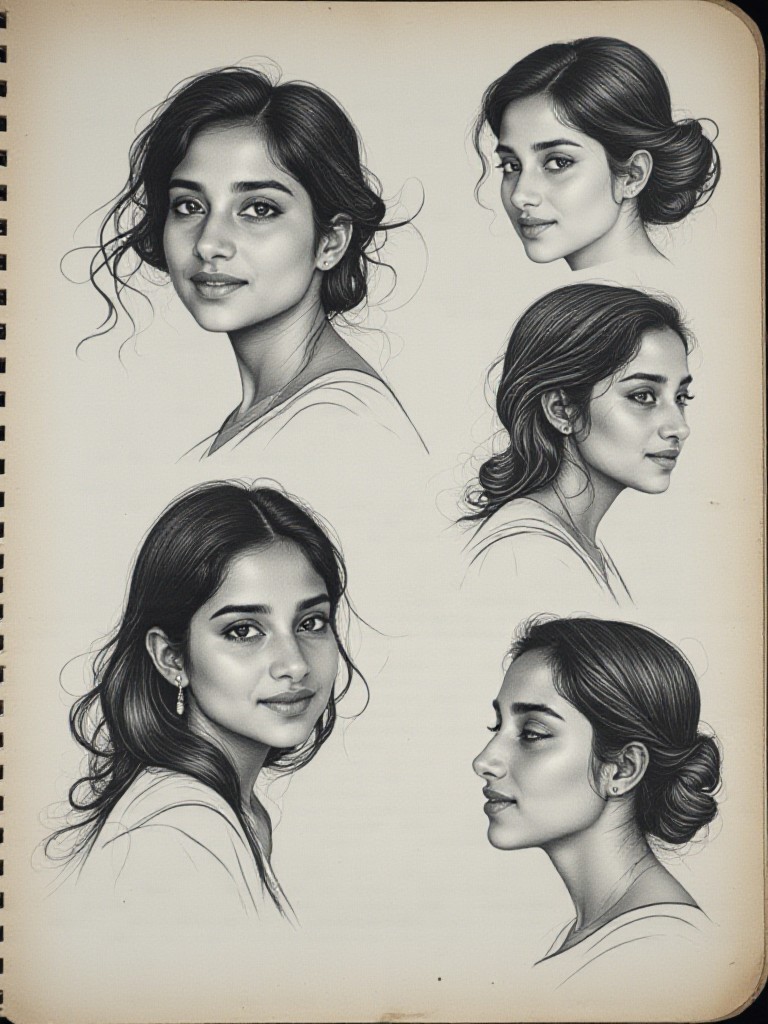 A1.Art Sketchbook Style Converter: CG 1.0, Mysterious, Realistic, Dark ...