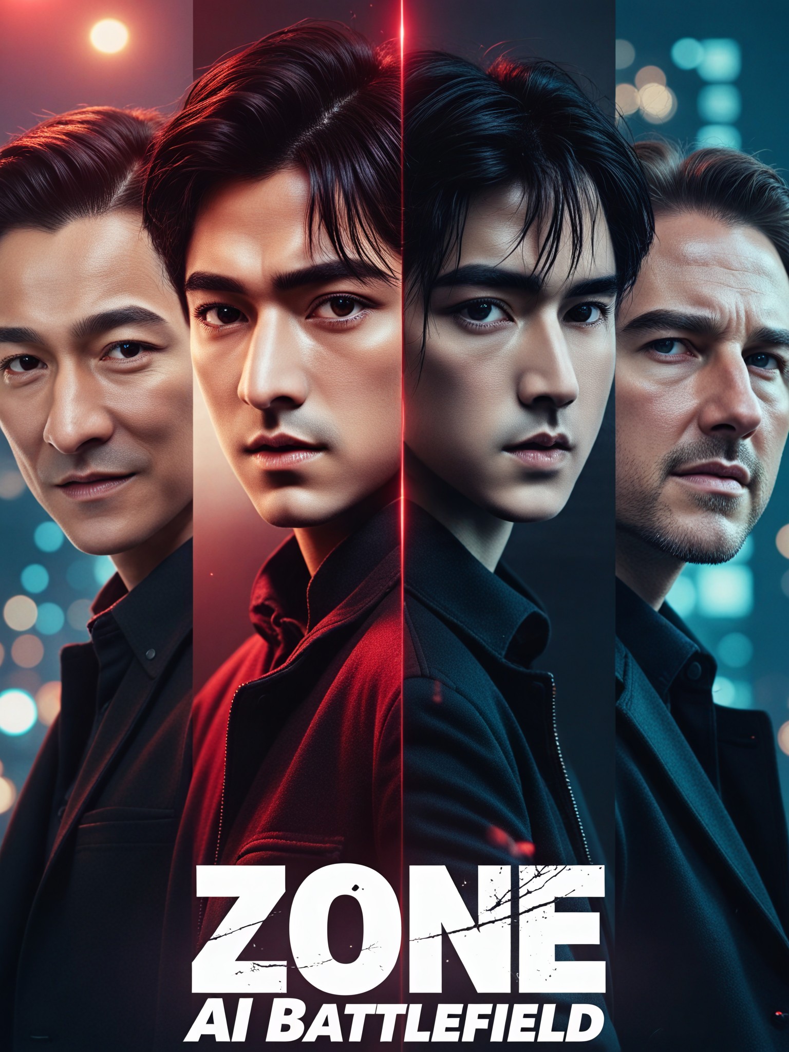 Zone: AI Battle - Men's Edition | Digital Confrontation Movie Poster ...
