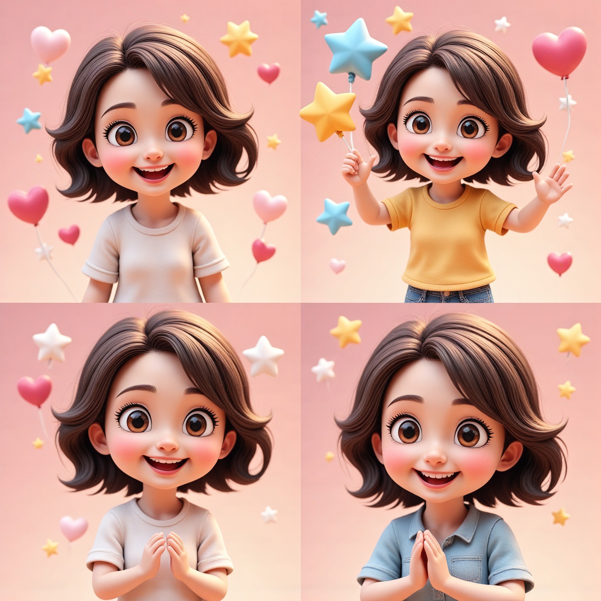 可愛星光笑語 - A1.Art Style Converter for Cartoon Characters | a1.art