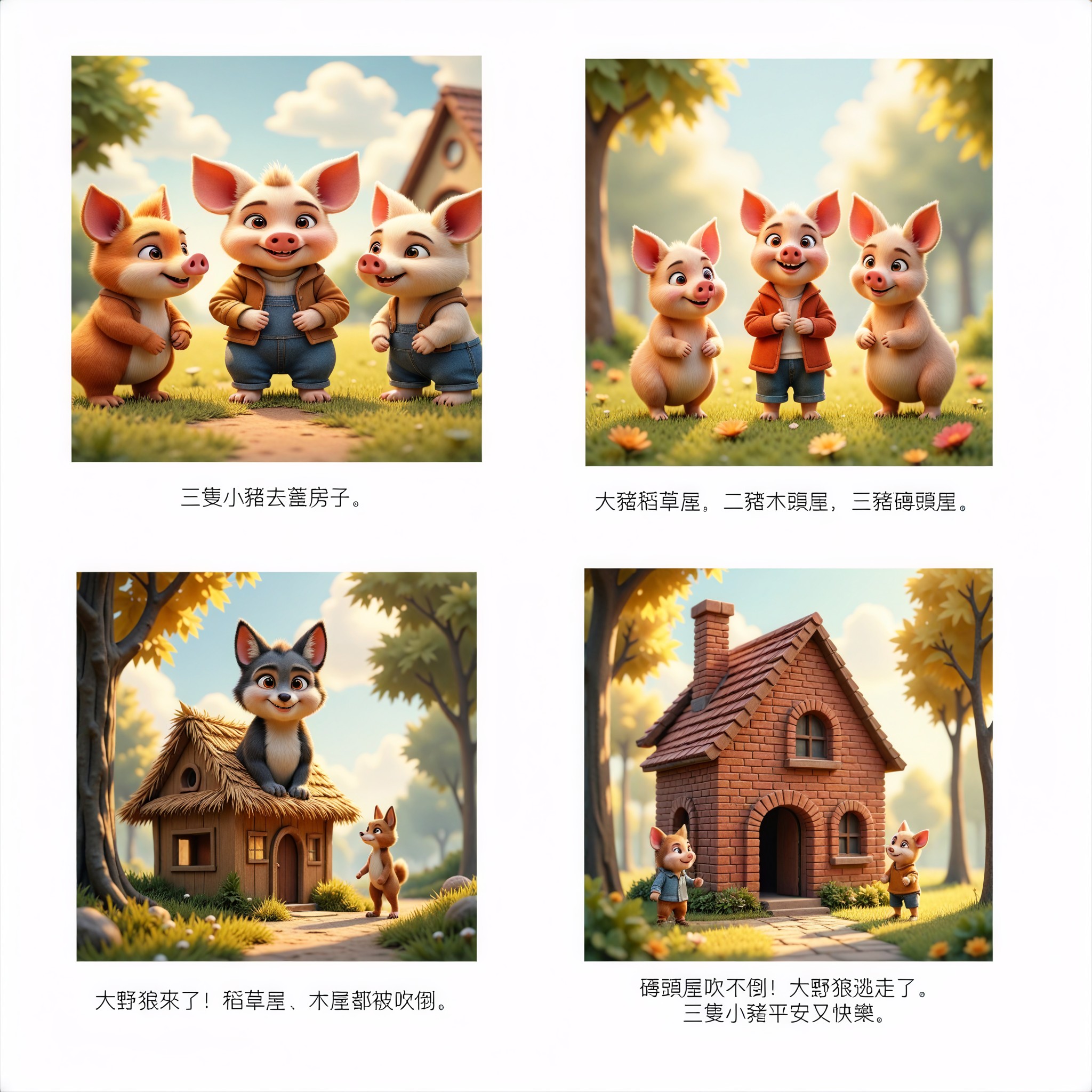 3D Animated Four-Frames: Cartoon, 3D, Film, Master, 3D, Cute, Animation ...