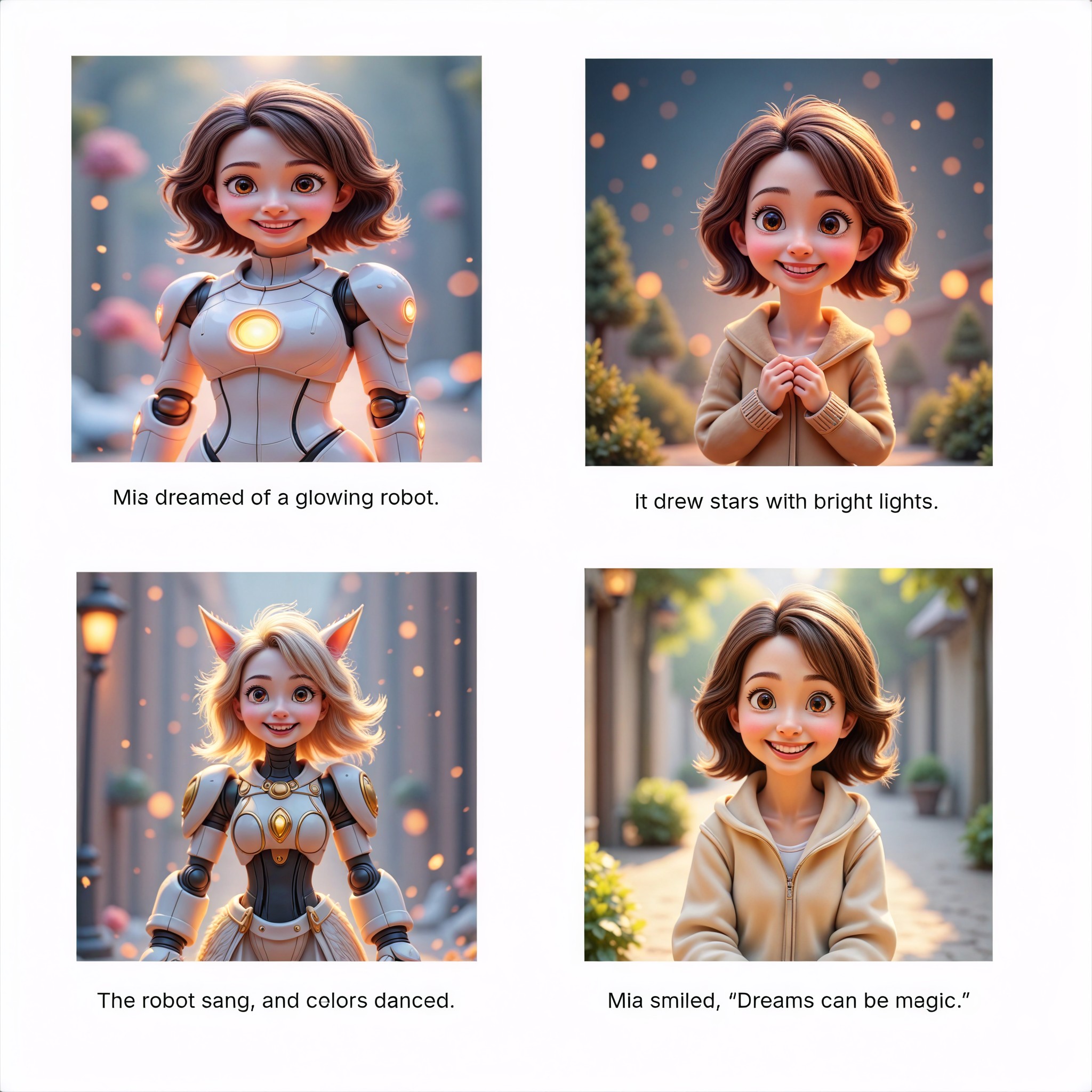 3D Animated Four-Frames: Cartoon, 3D, Film, Master, 3D, Cute, Animation ...