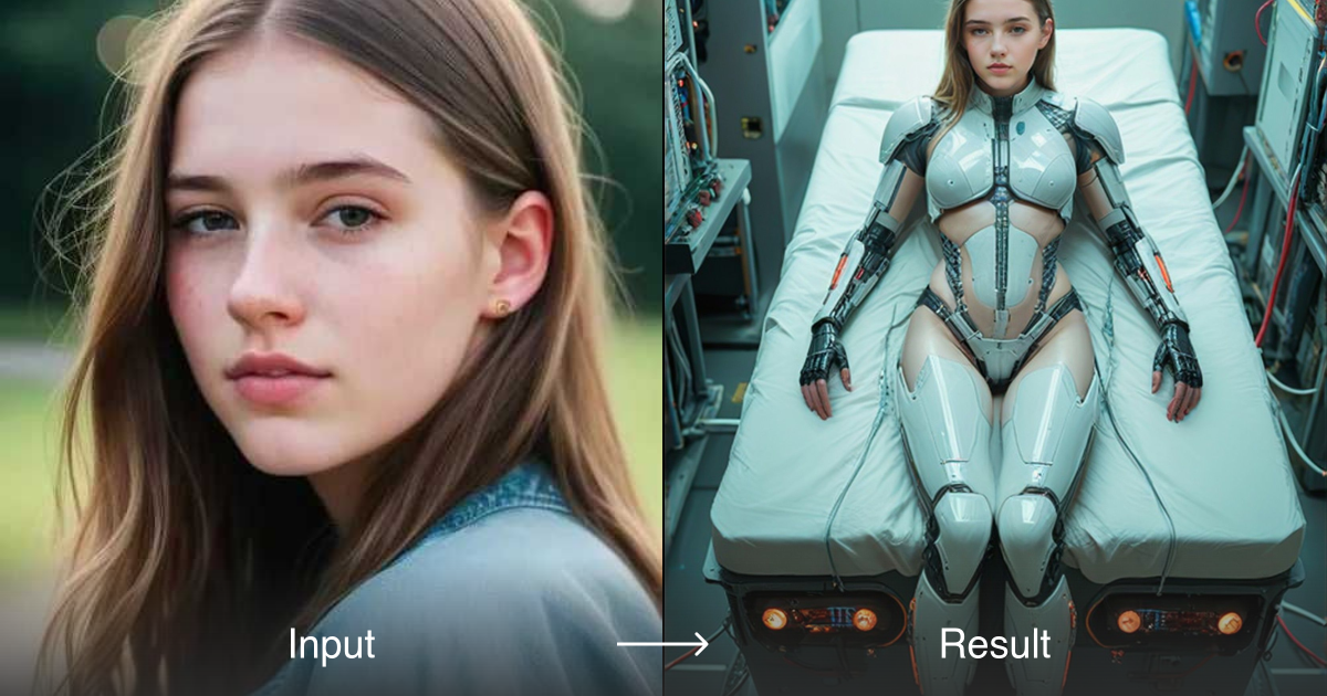 Easily Transform Photos to Futuristic Cyborg Style | a1.art