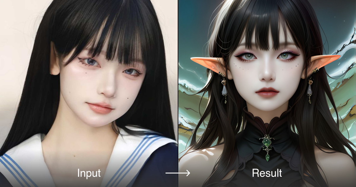Transform Your Photo to Anime Fantasy Style | a1.art