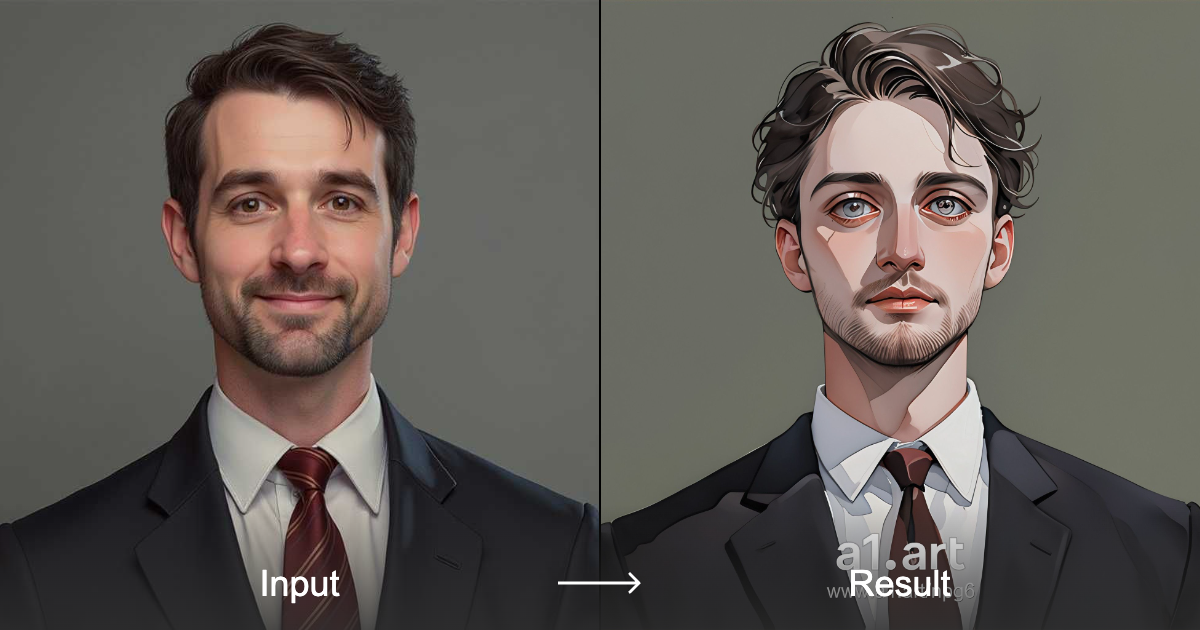 Easily Convert Your Photo to a Modern Cartoon Style with a1.art | a1.art