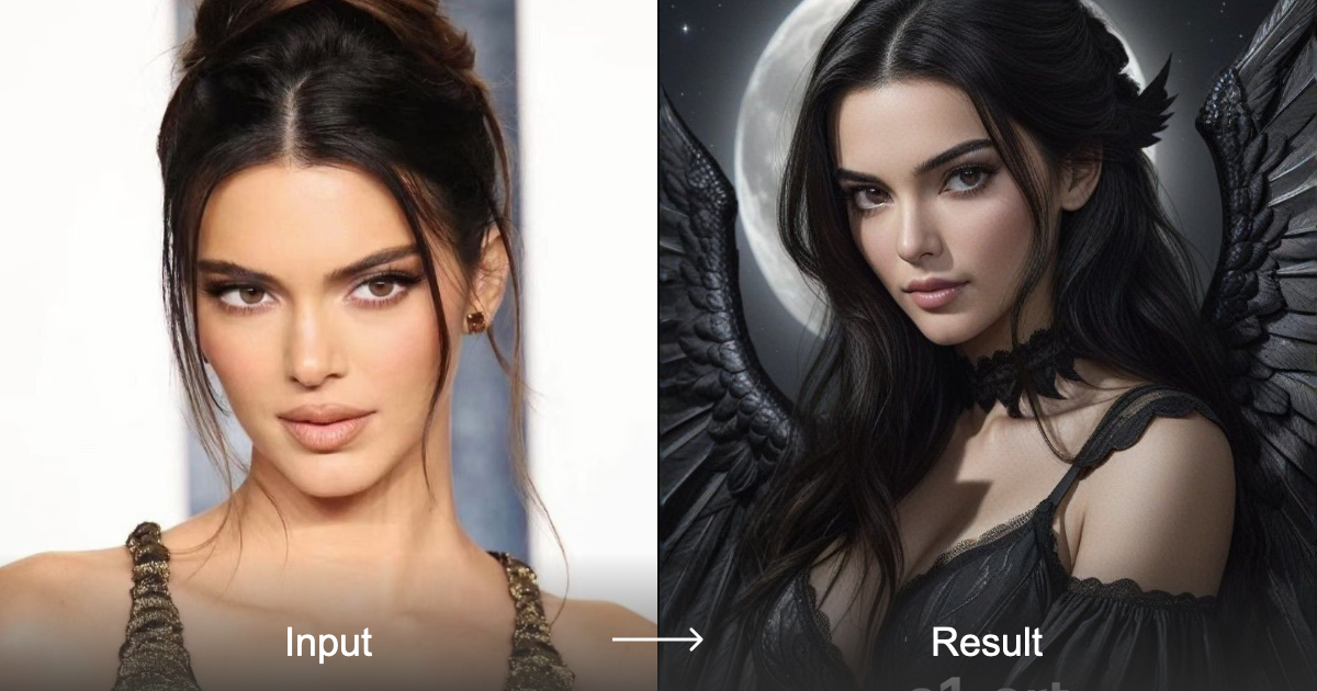 Transform Your Photos with Fantasy Winged Attire | a1.art