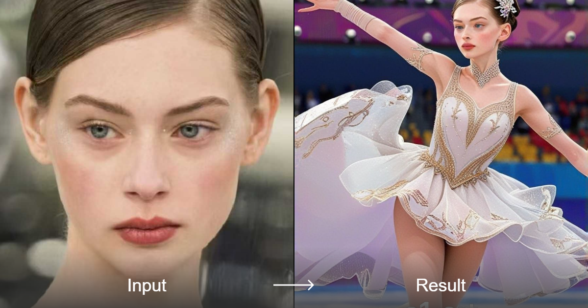 Convert Portrait to Stunning Skating Performance Image Easily | a1.art