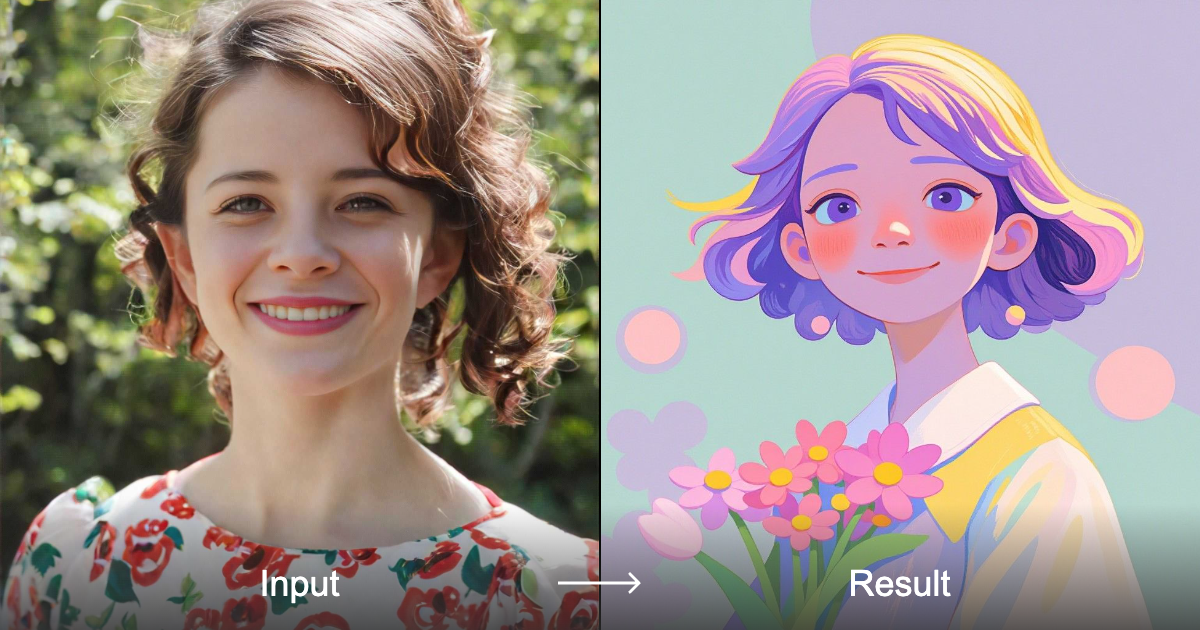 Spring Flower Avatar Style Converter | a1.art