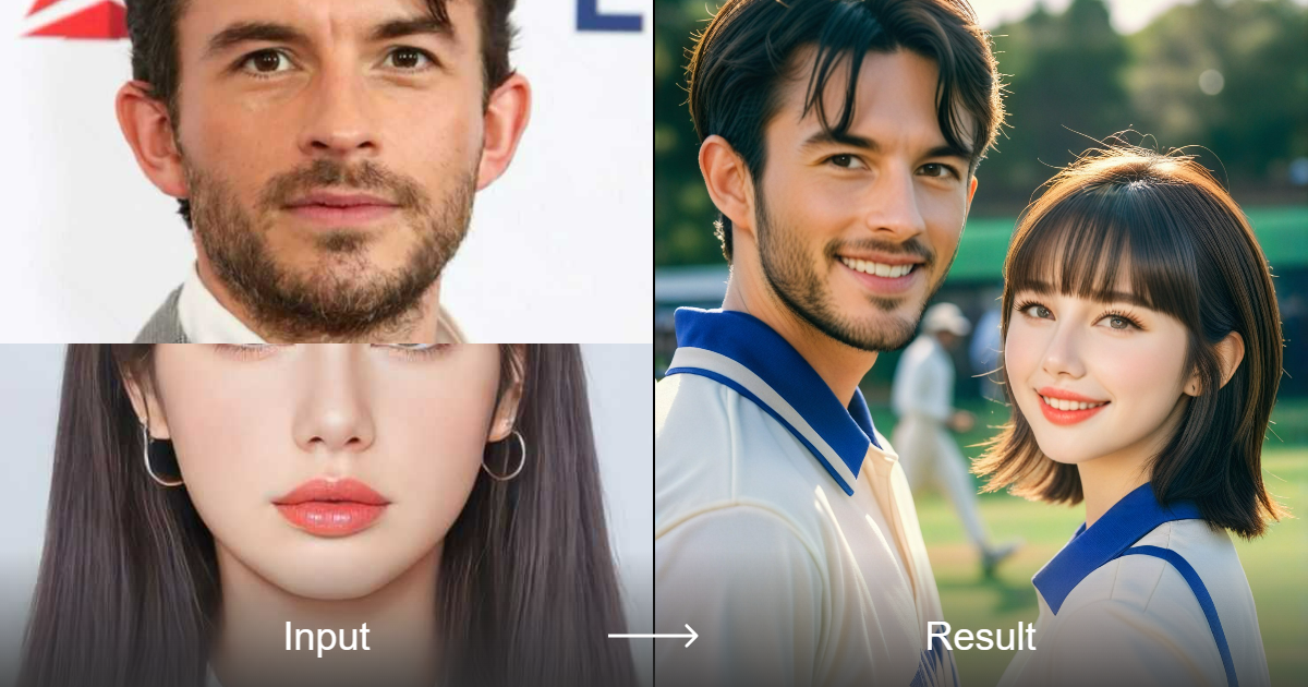 Cricket Couple in a Professional Group Photo Style | a1.art