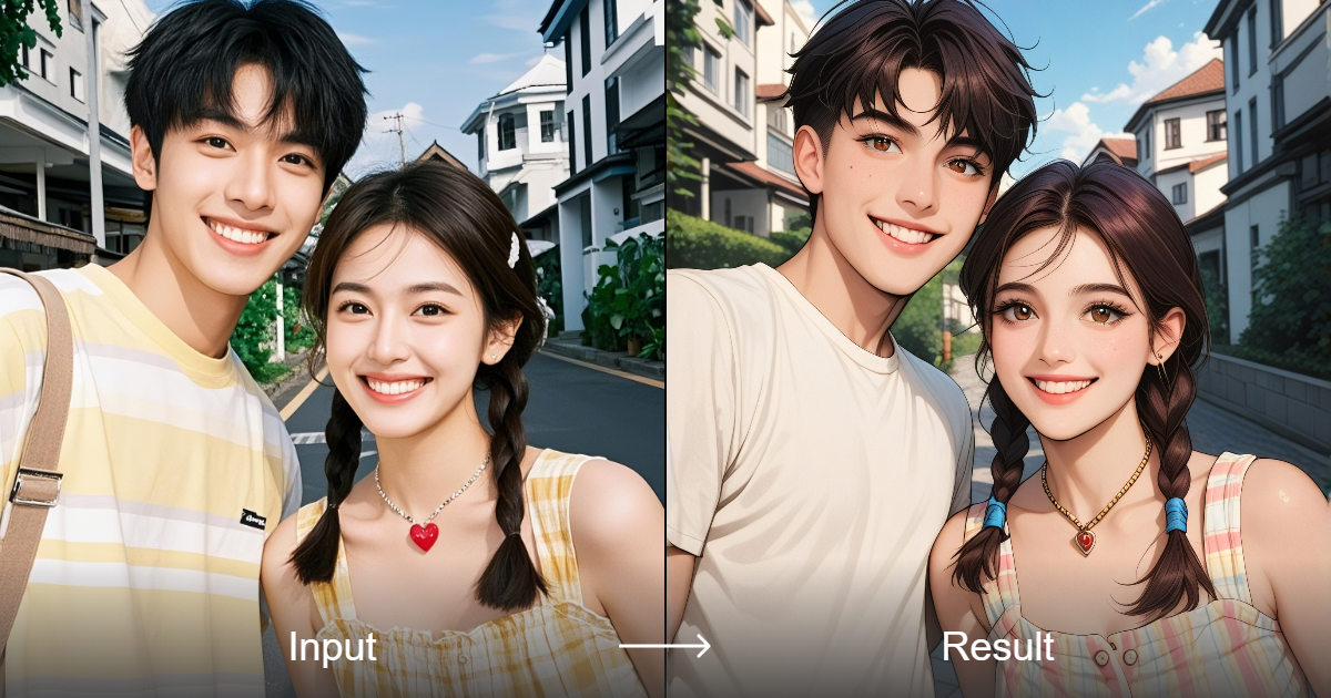 Textured Cartoon Filter | Group Filter for Animation Style | a1.art