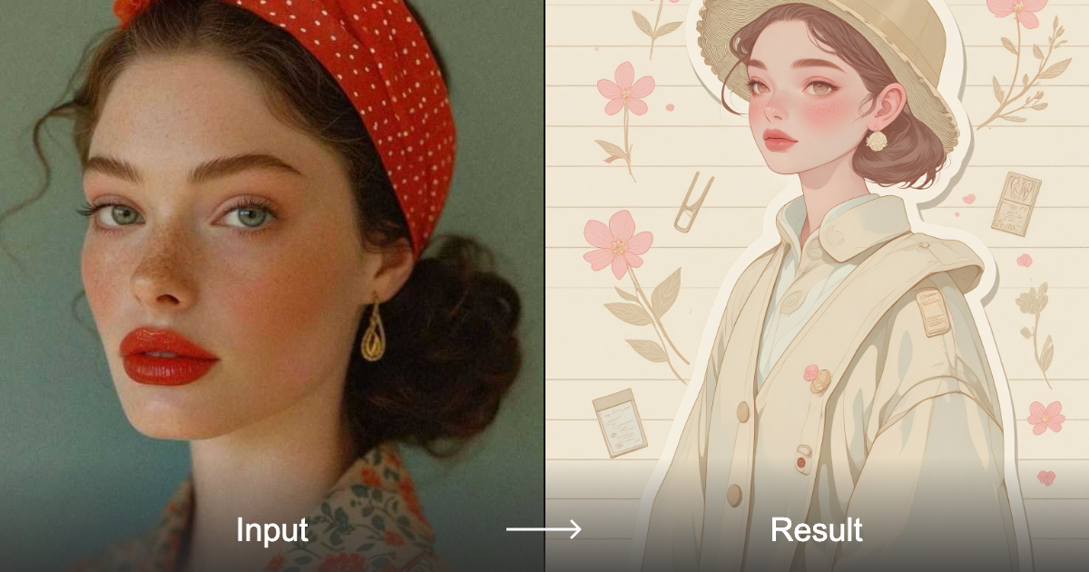 A1.Art Japanese Style Handbook Stickers Converter | a1.art