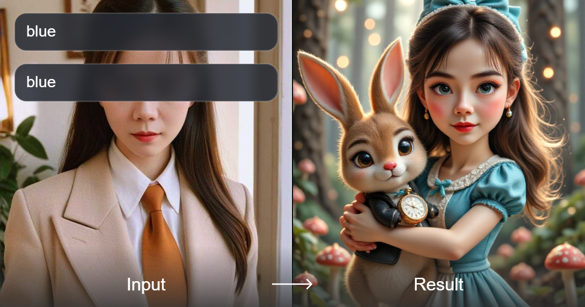 "A1.Art Style Converter - Alice & Rabbit | Festive Lights & Magical ...