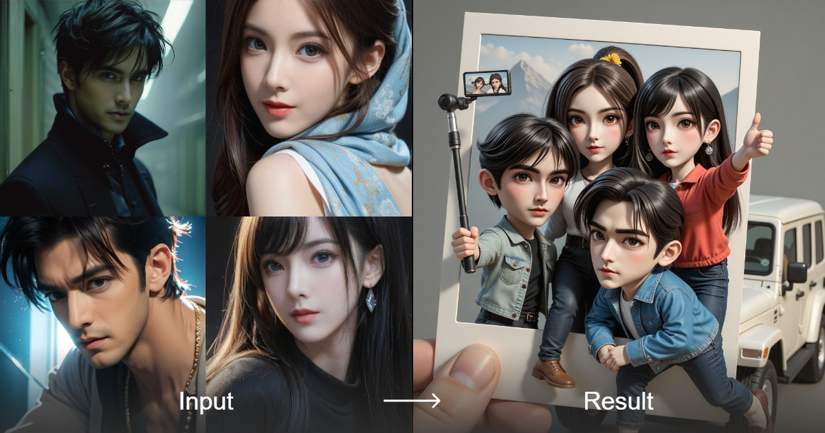 「Cute Memory Friends」 Style Converter by a1.art | a1.art