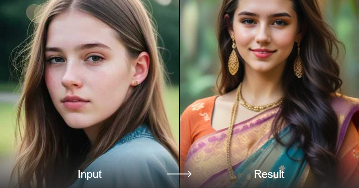 A1.Art Indian Women #6 Style Converter - Elegant and Warm Professional ...