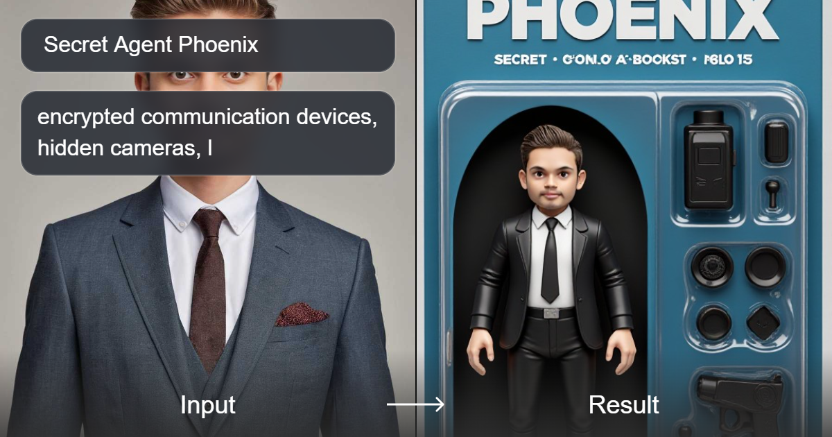 a1.art's Secret Agent Phoenix - Chibi, Material Design, 3D Figure ...