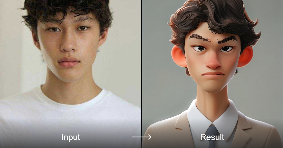 a1.art Cartoon Character ID Photo Generator | a1.art