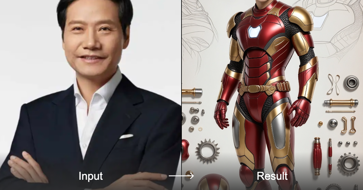 a1.art Iron Man Style Converter: Realistic Photography Portraits | a1.art