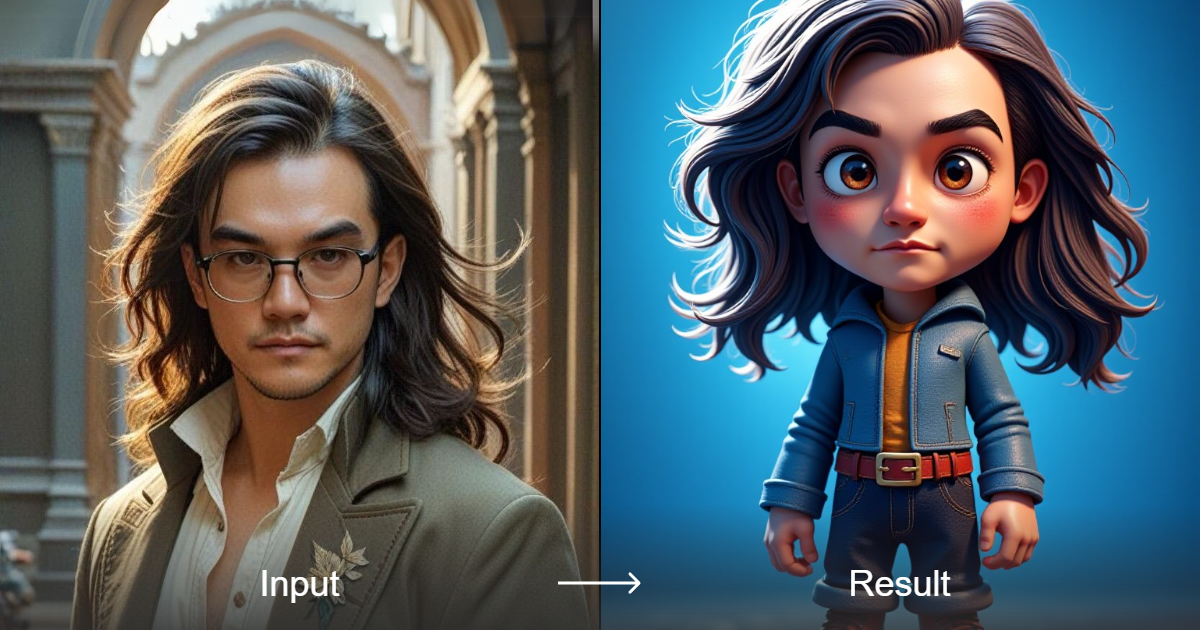 A1.Art: Kawaii Pixar Character Style Converter | a1.art